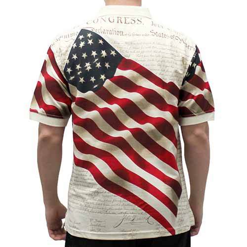Men's American Flag Polo Shirt – Linda Anderson